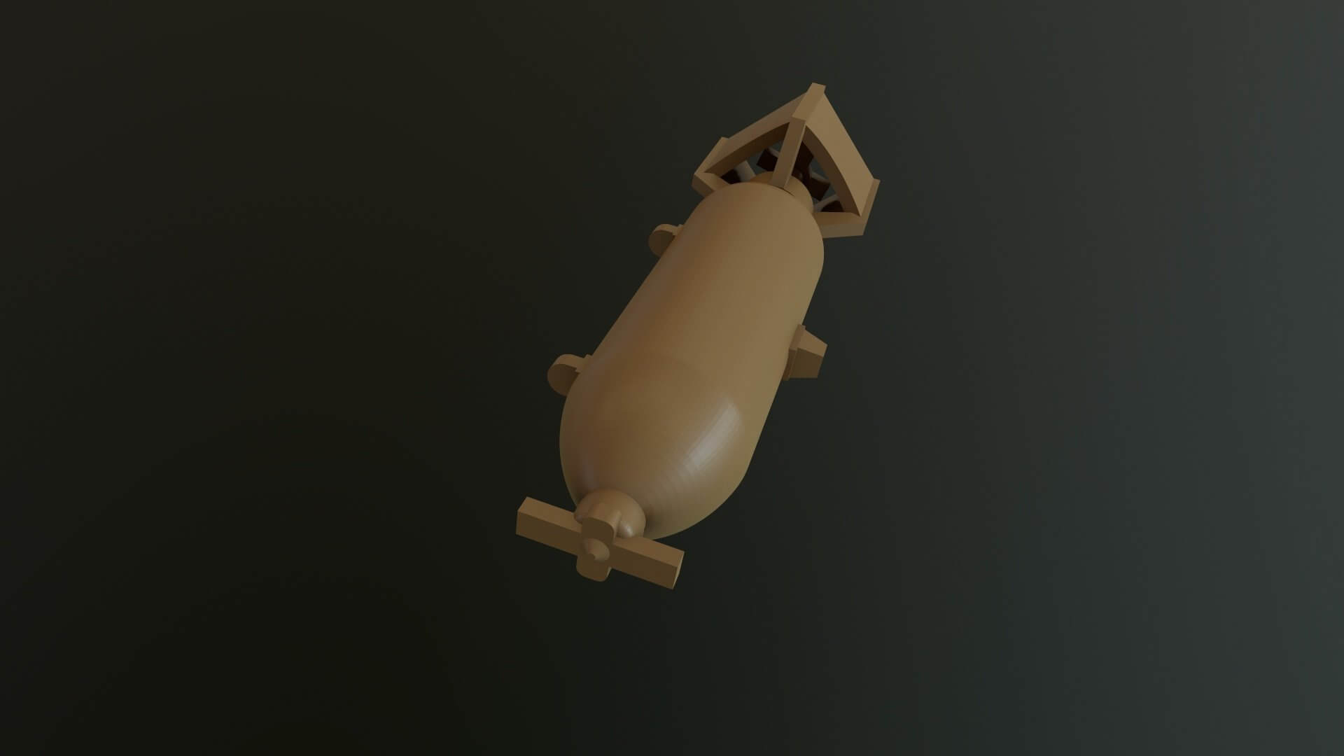 US Bomb AN-M30A1 100lb, AN-M64A1 500lb, AN-M65A1 1000lb (1/72) 3D Model ...