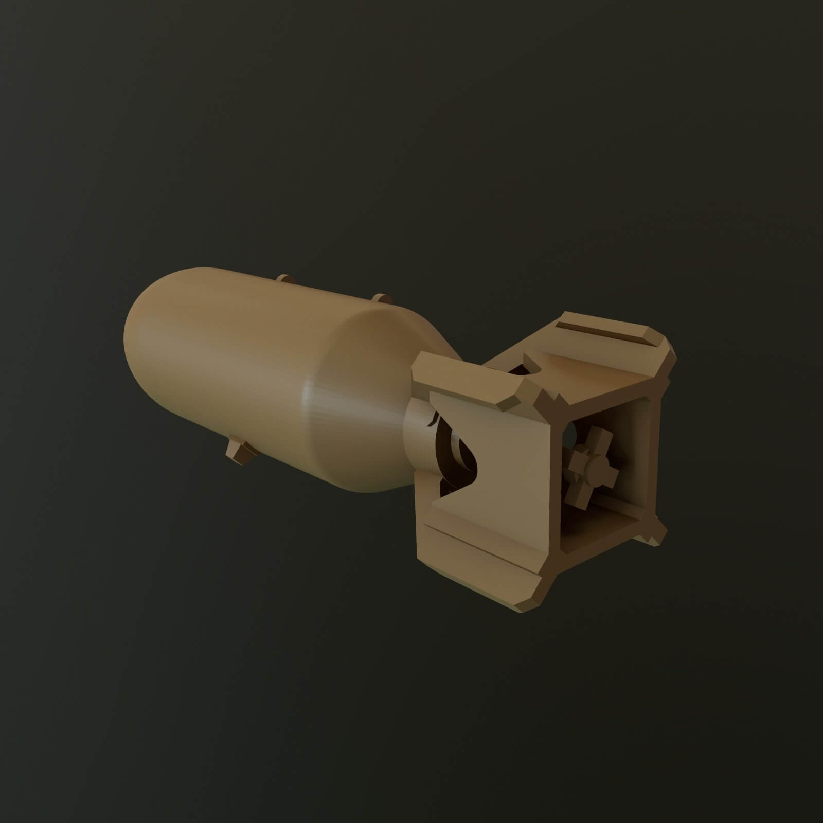 US Bomb AN-M30A1 100lb, AN-M64A1 500lb, AN-M65A1 1000lb (1/72) 3D Model ...