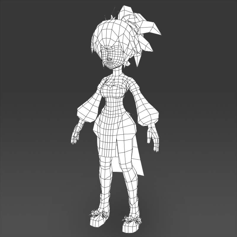 Cartoon Character - 3D Model by 3dseller