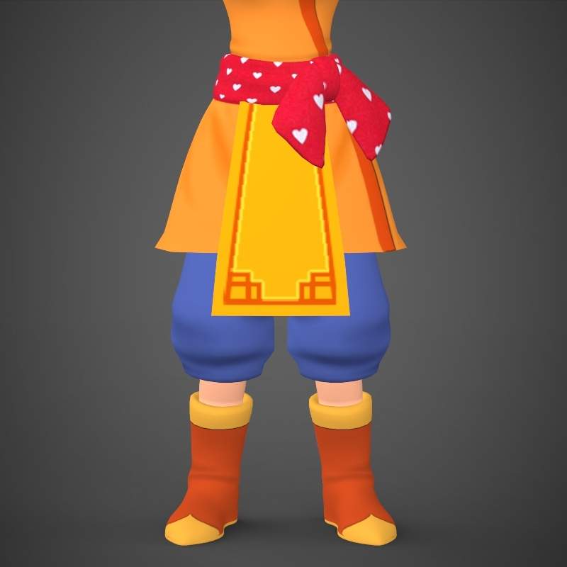 Cartoon Girl Babli - 3D Model by 3dseller