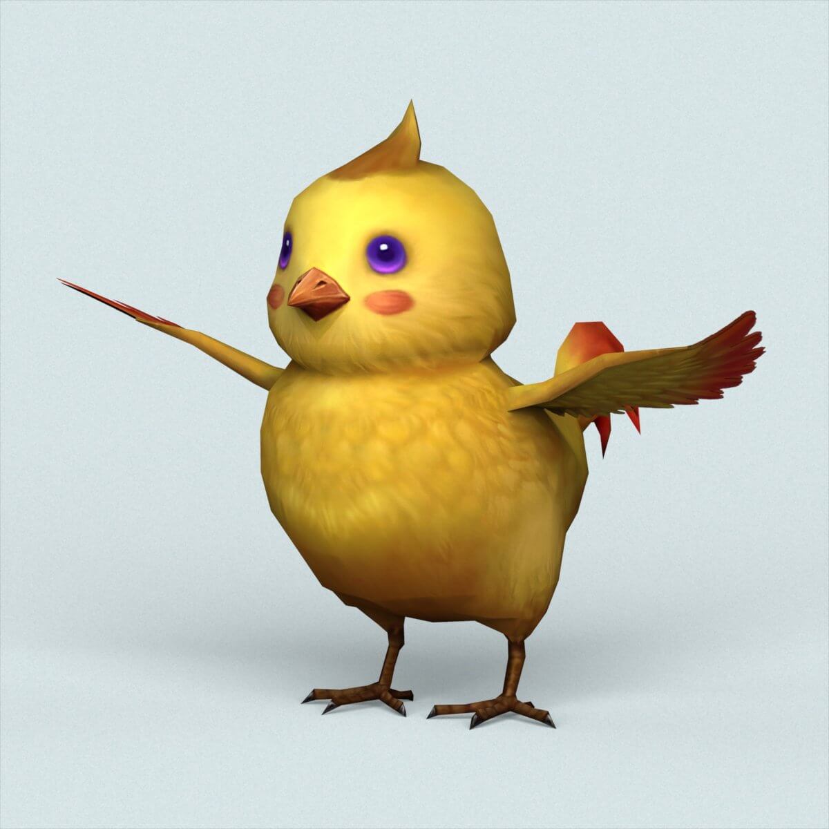 Fantasy Baby Bird - 3D Model by 3dseller