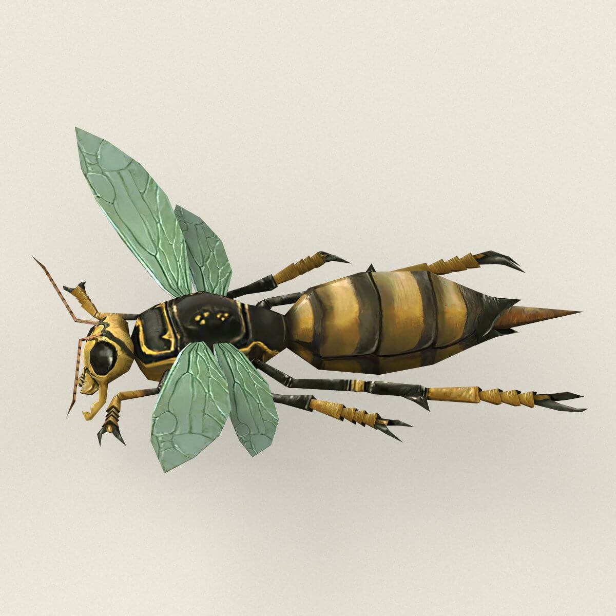 Fantasy Bee - 3D Model by 3dseller