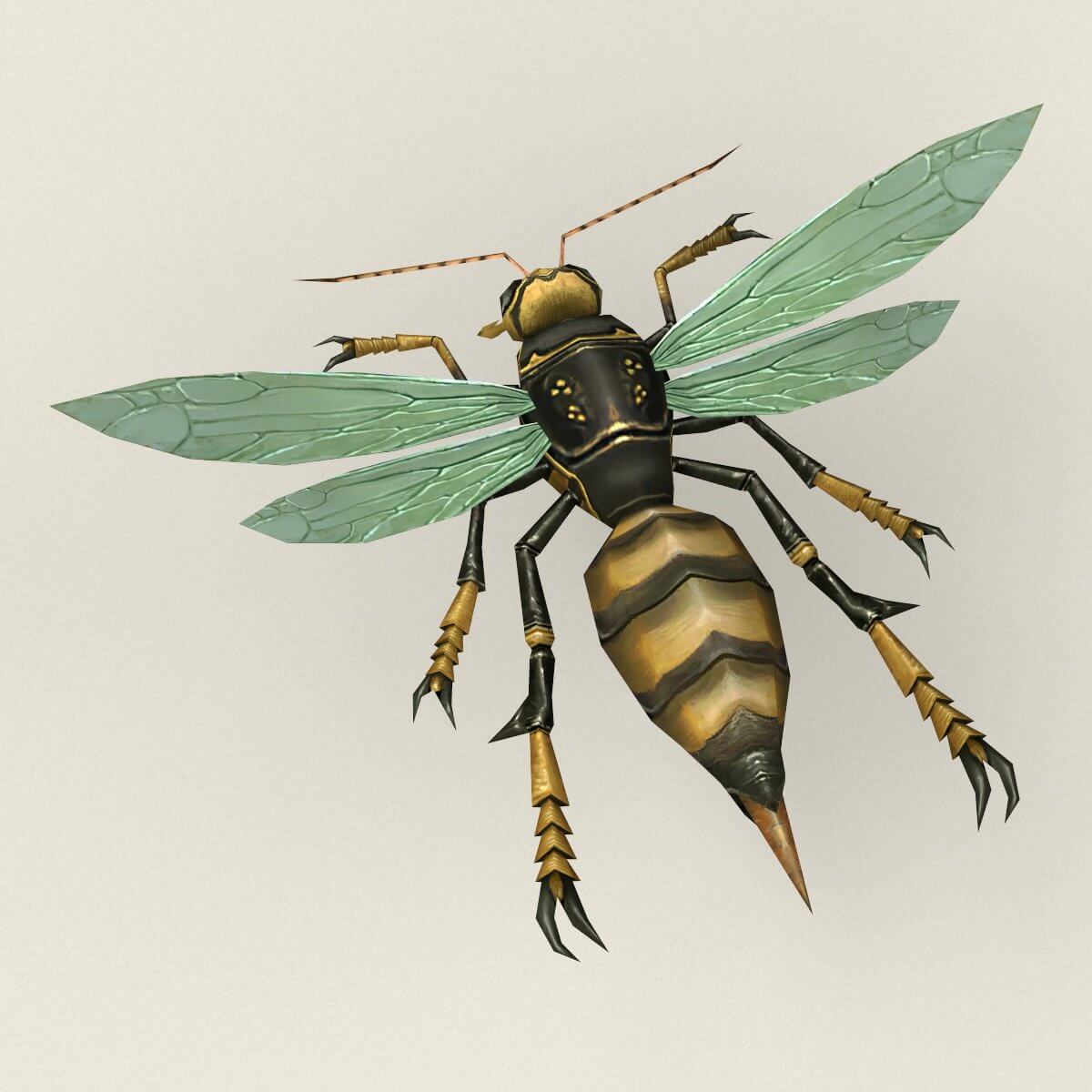 Fantasy Bee - 3D Model by 3dseller