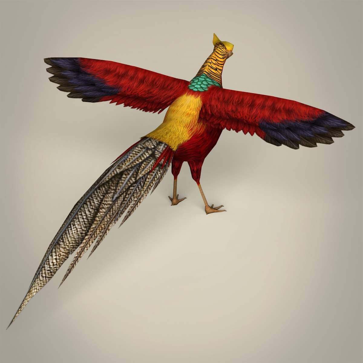 Fantasy Bird - 3D Model by 3dseller