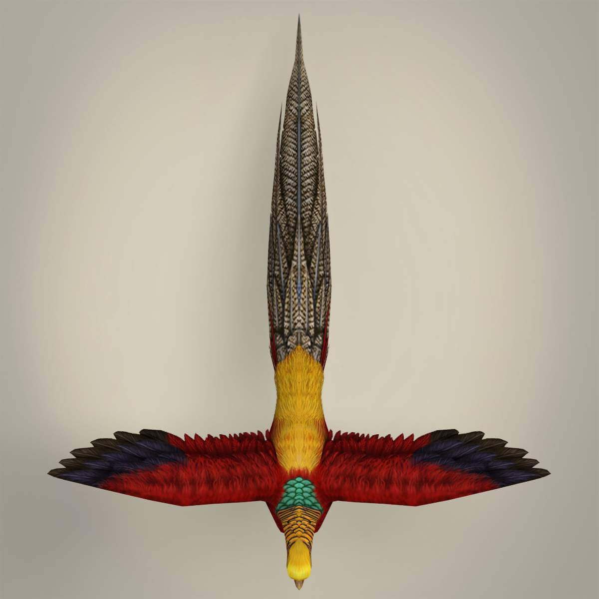 Fantasy Bird - 3D Model by 3dseller