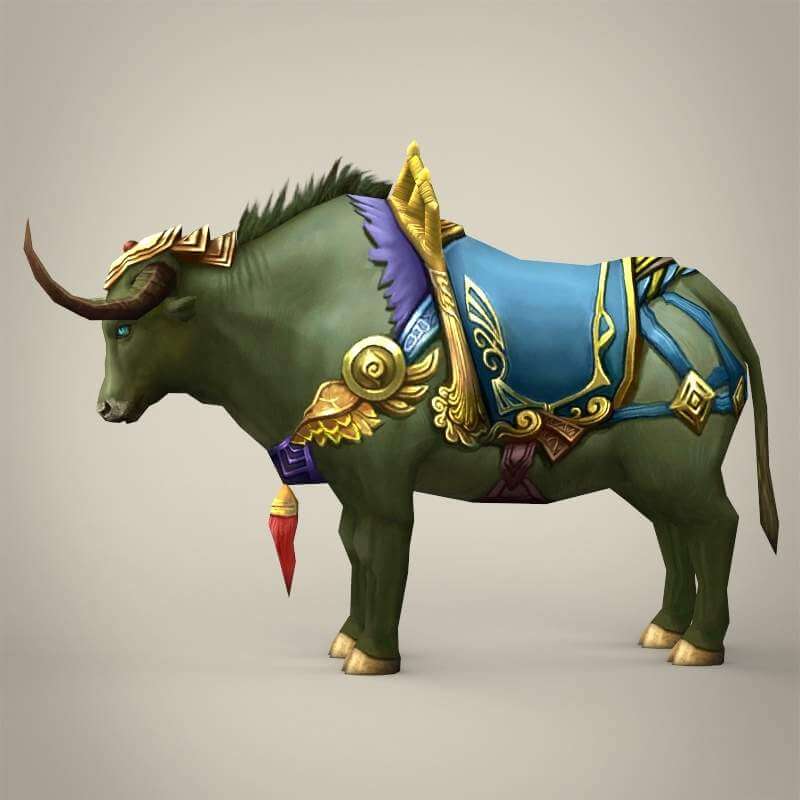 Fantasy Buffalo - 3D Model by 3dseller