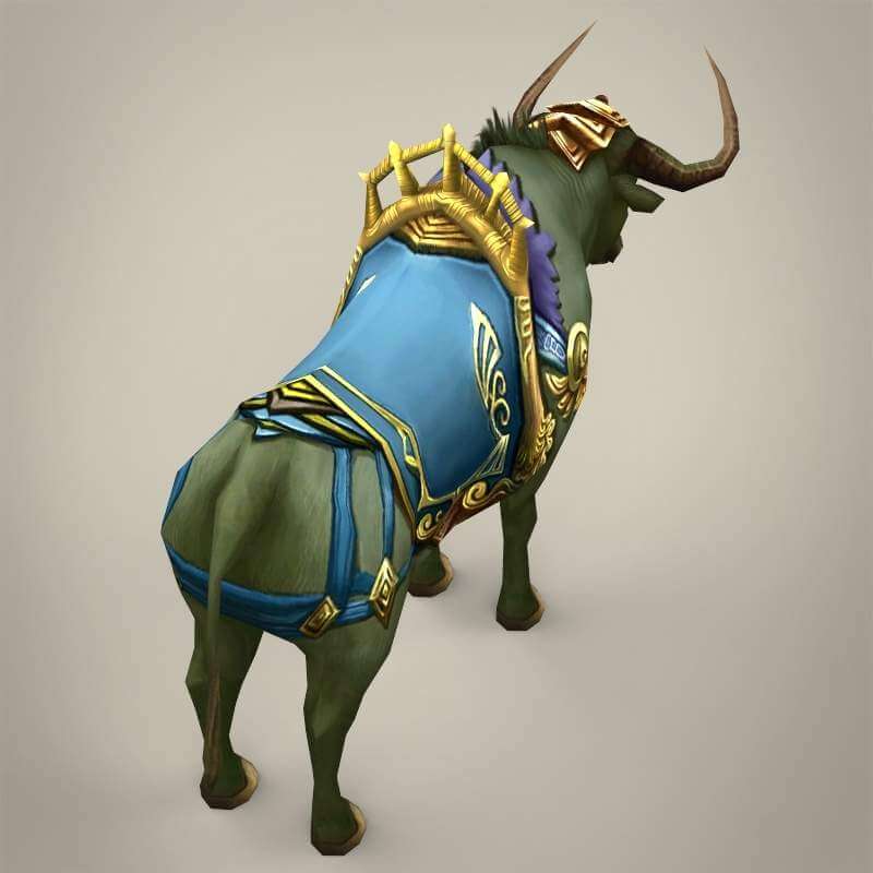 Fantasy Buffalo - 3D Model by 3dseller