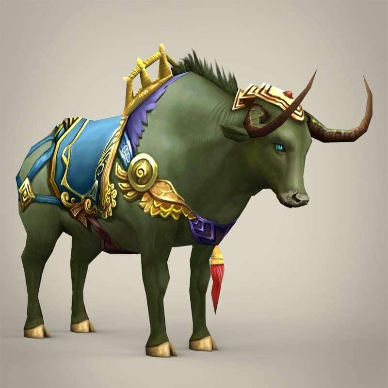 Fantasy Buffalo - 3D Model by 3dseller
