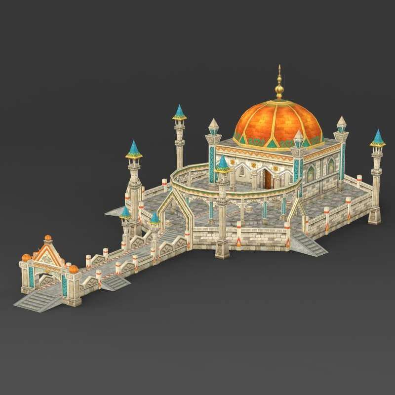 Fantasy Castle - 3D Model by 3dseller