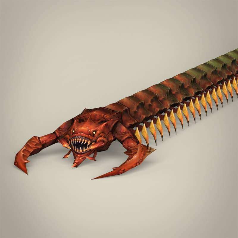 Centipede - 3D Model by 3dseller