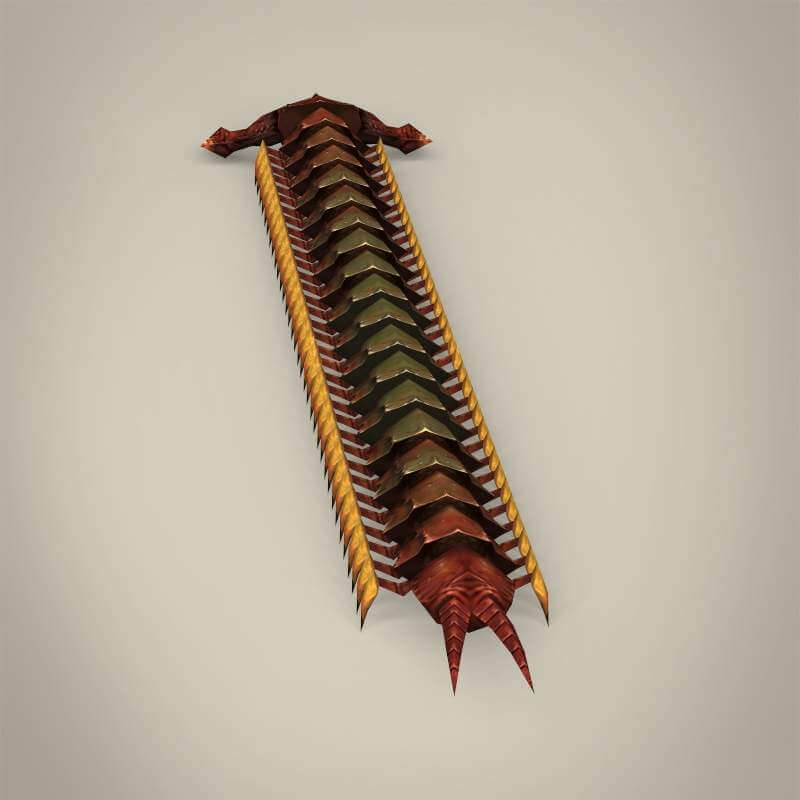Centipede - 3D Model by 3dseller