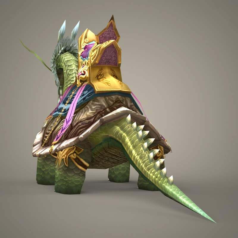 Fantasy Dragon with Saddle - 3D Model by 3dseller