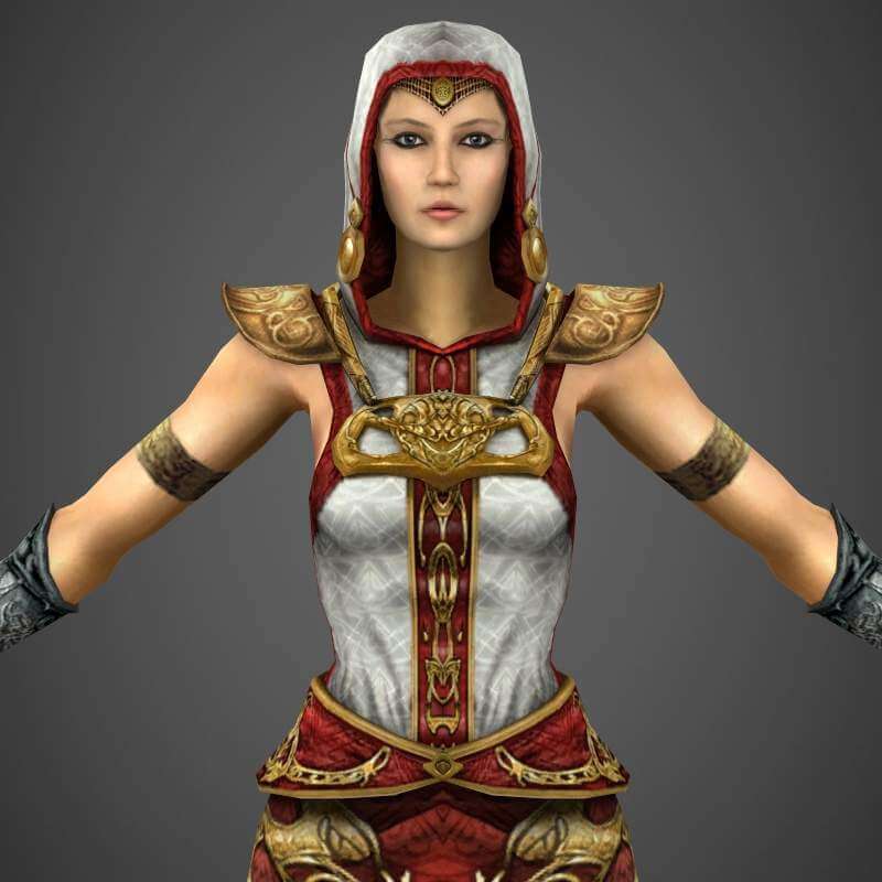 Fantasy Female Princess - 3D Model by 3dseller