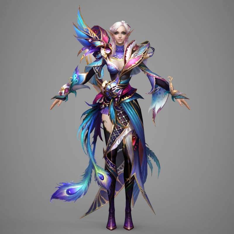 Fantasy Girl - 3D Model by 3dseller