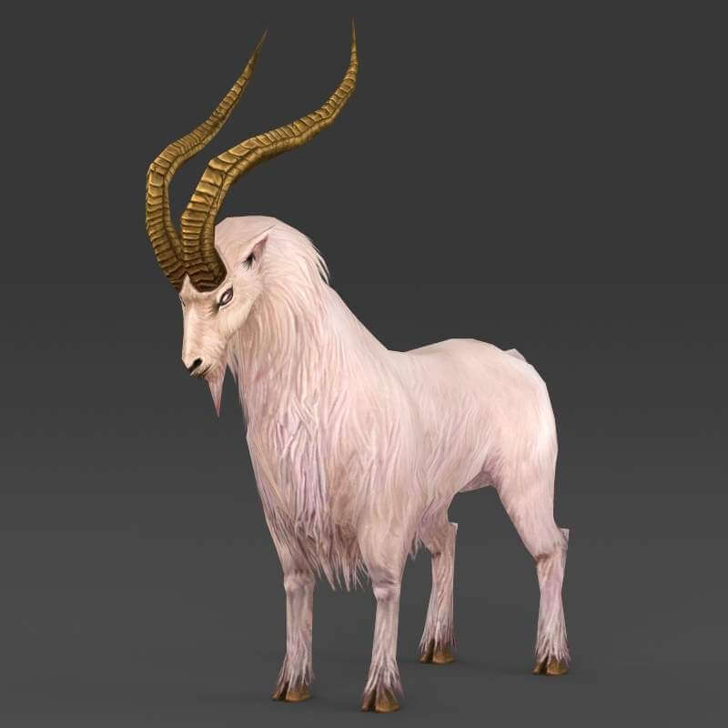 Fantasy Goat - 3D Model by 3dseller