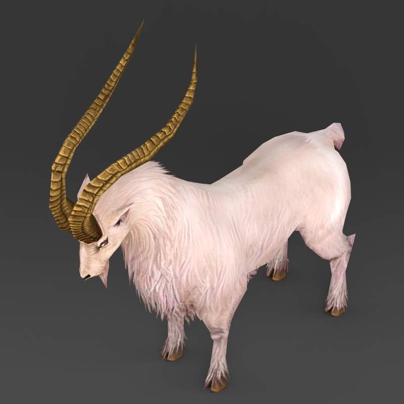 Fantasy Goat - 3D Model by 3dseller