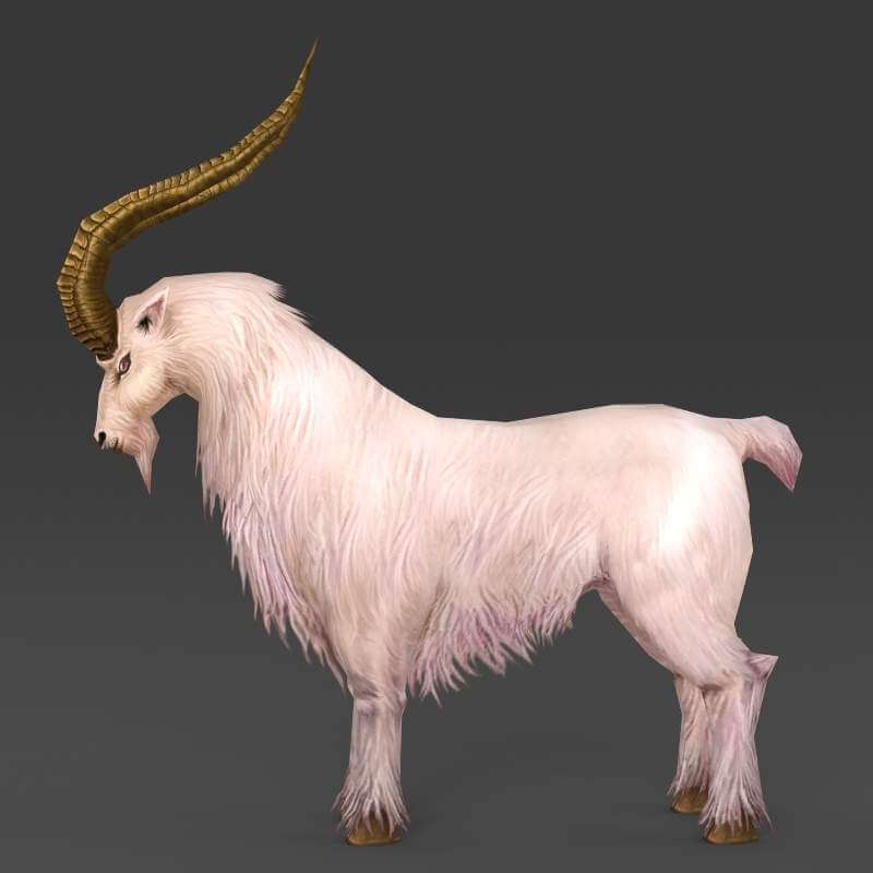 Fantasy Goat - 3D Model by 3dseller