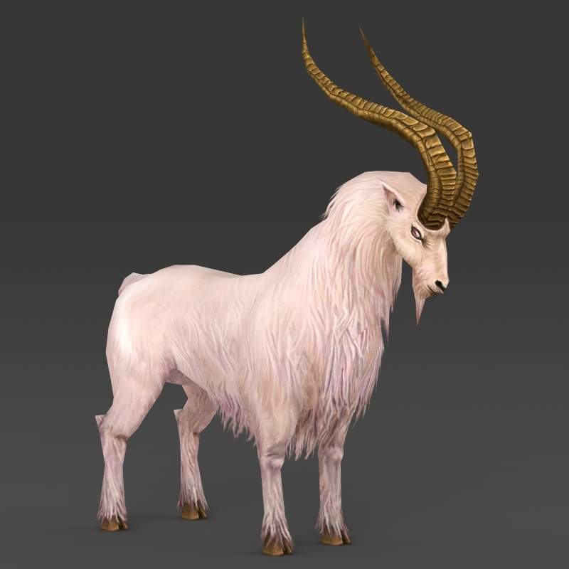Fantasy Goat - 3D Model by 3dseller