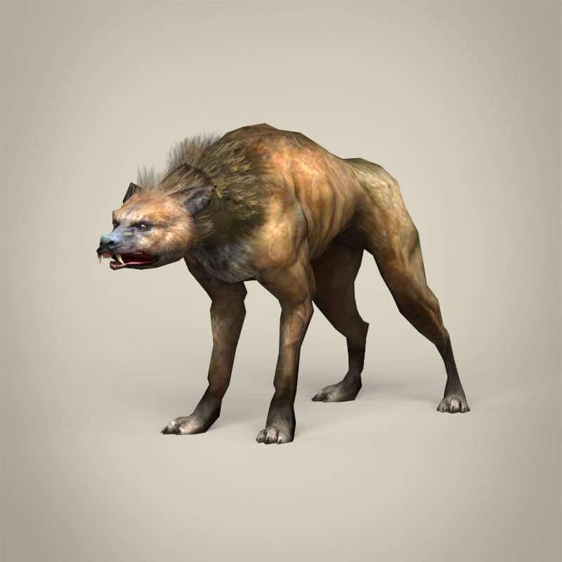Fantasy Hyena - 3D Model by 3dseller