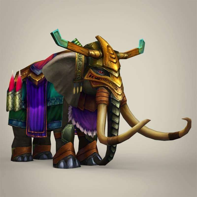 Fantasy King Mammoth - 3D Model by 3dseller