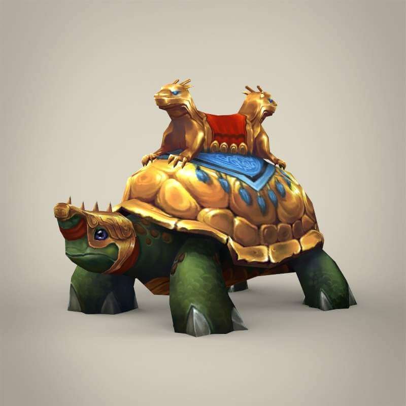 Fantasy King Tortoise - 3D Model by 3dseller