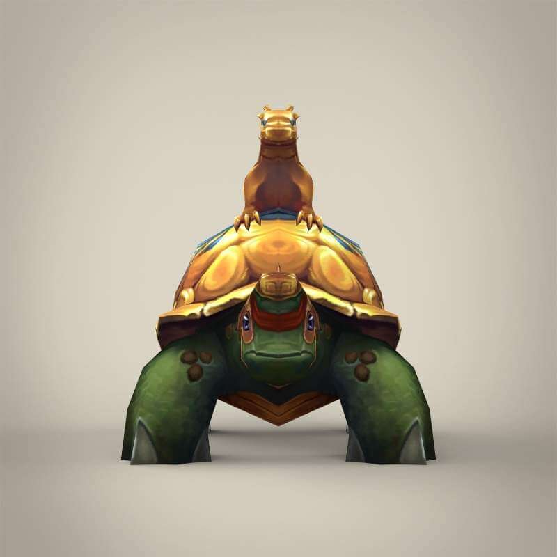 Fantasy King Tortoise - 3D Model by 3dseller