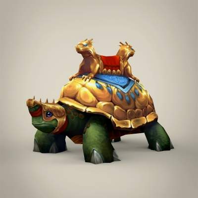 Fantasy King Tortoise - 3D Model by 3dseller