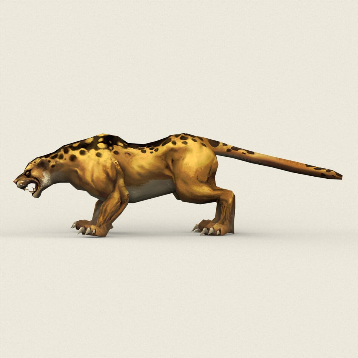 Fantasy Leopard - 3D Model by 3dseller