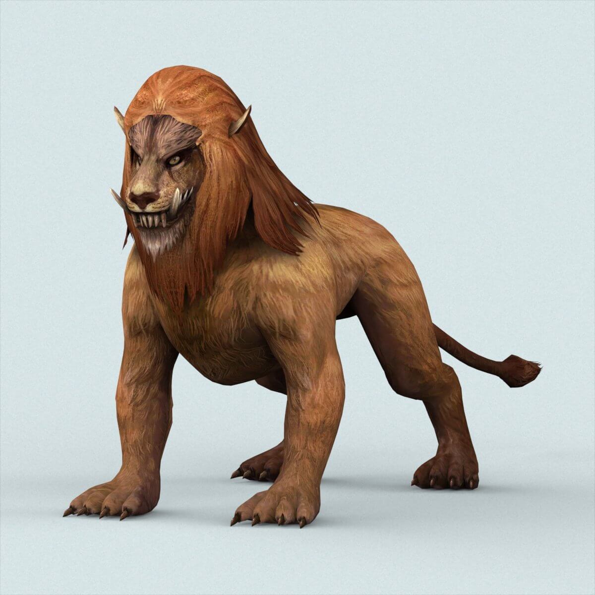 Fantasy Lion - 3D Model by 3dseller