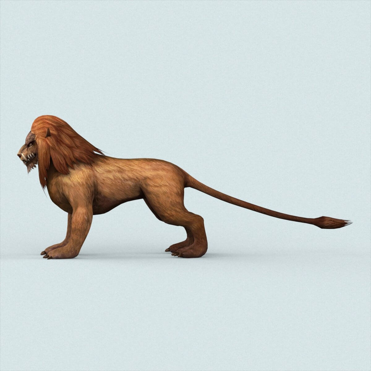 Fantasy Lion - 3D Model by 3dseller