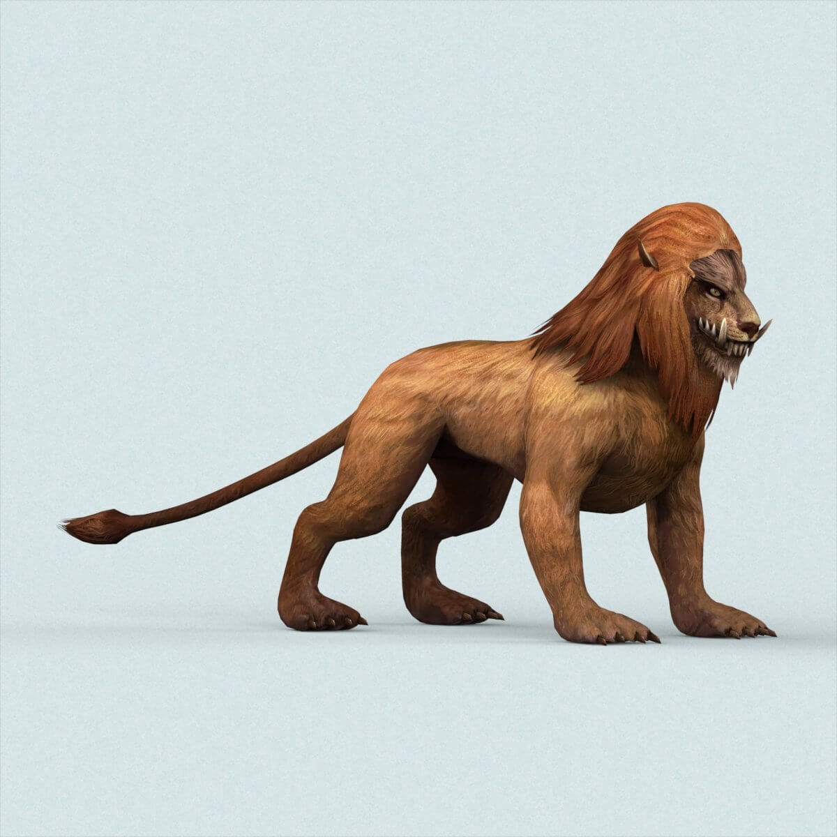 Fantasy Lion - 3D Model by 3dseller