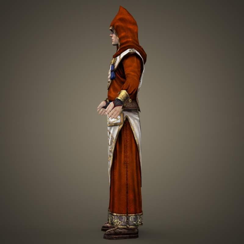Fantasy Magician Character - 3D Model by 3dseller