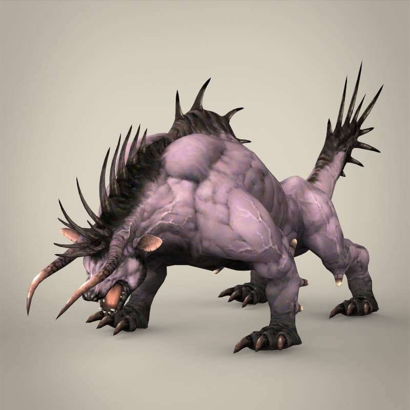 Fantasy Monster Animal - 3D Model by 3dseller
