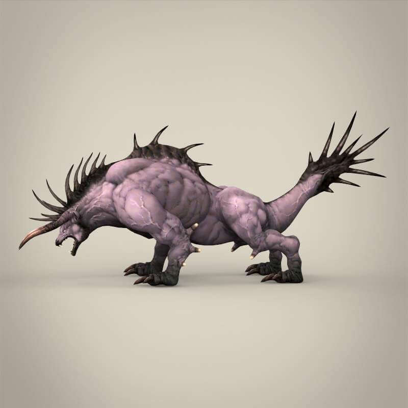 Fantasy Monster Animal - 3D Model by 3dseller