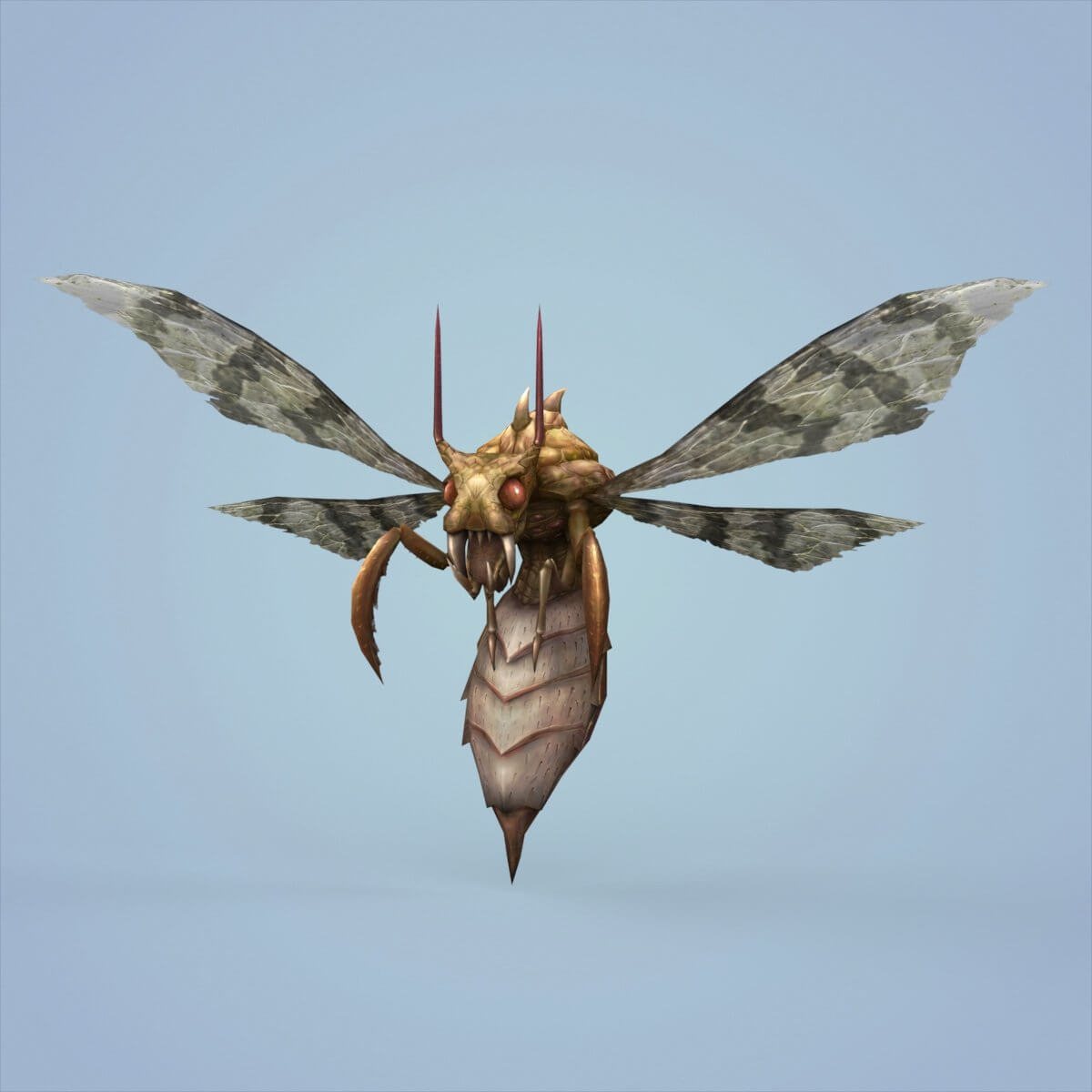 Fantasy Monster Bee - 3D Model by 3dseller