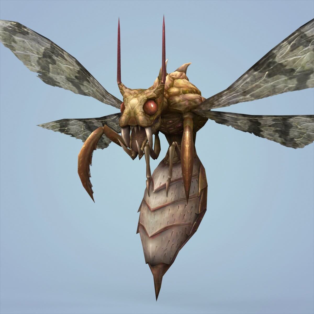 Fantasy Monster Bee - 3D Model by 3dseller