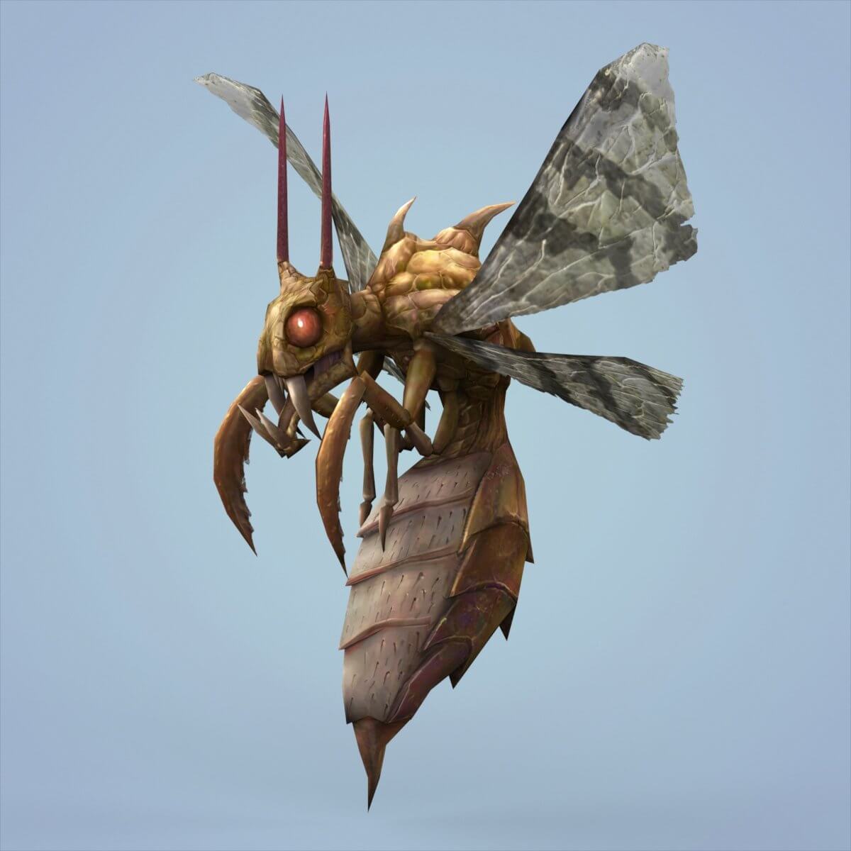Fantasy Monster Bee - 3D Model by 3dseller
