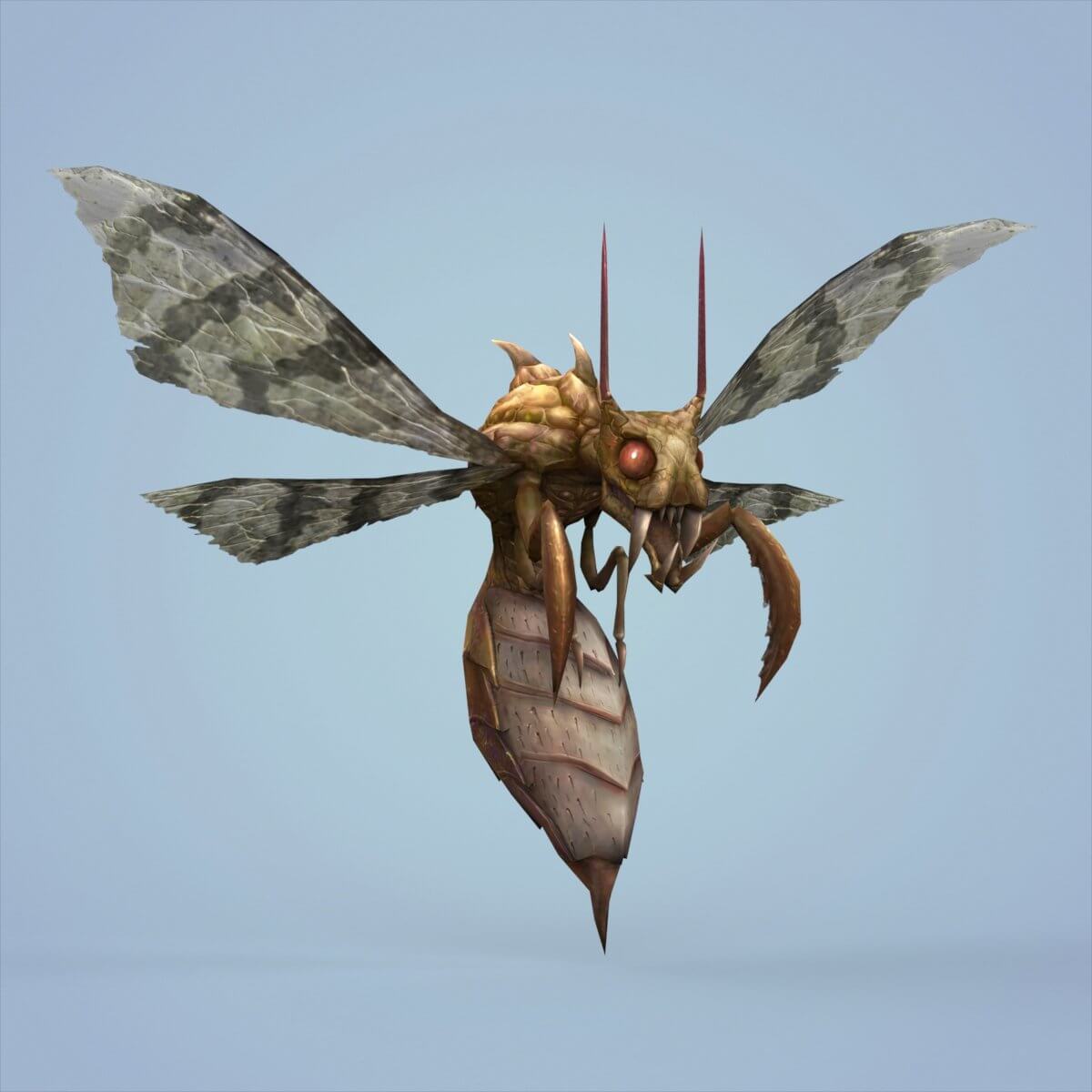 Fantasy Monster Bee - 3D Model by 3dseller