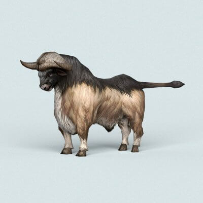 Fantasy Monster Bull - 3D Model by 3dseller