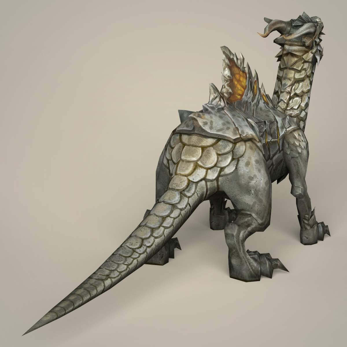 Fantasy Monster Dragon - 3D Model by 3dseller