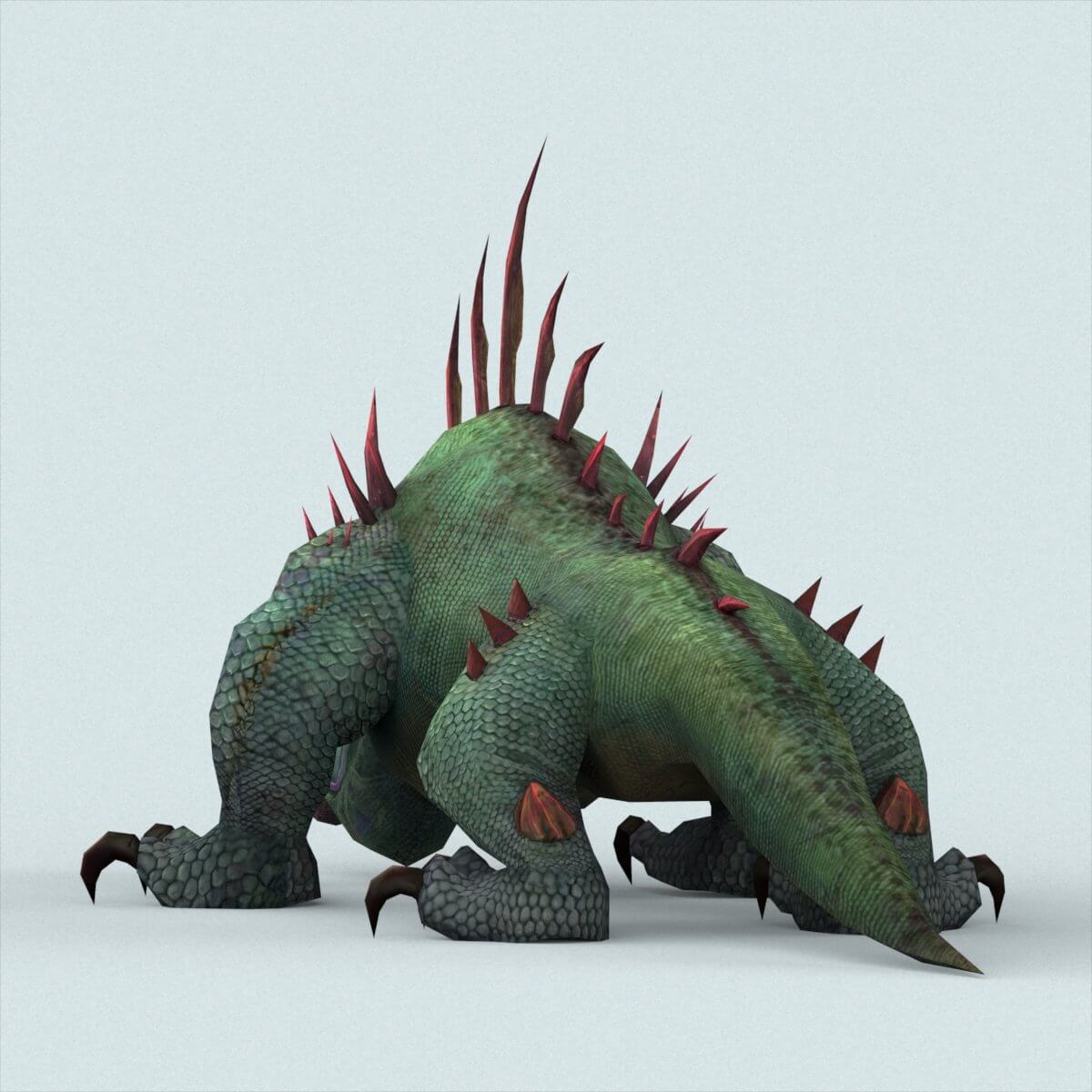 Fantasy Monster Lizard - 3D Model by 3dseller
