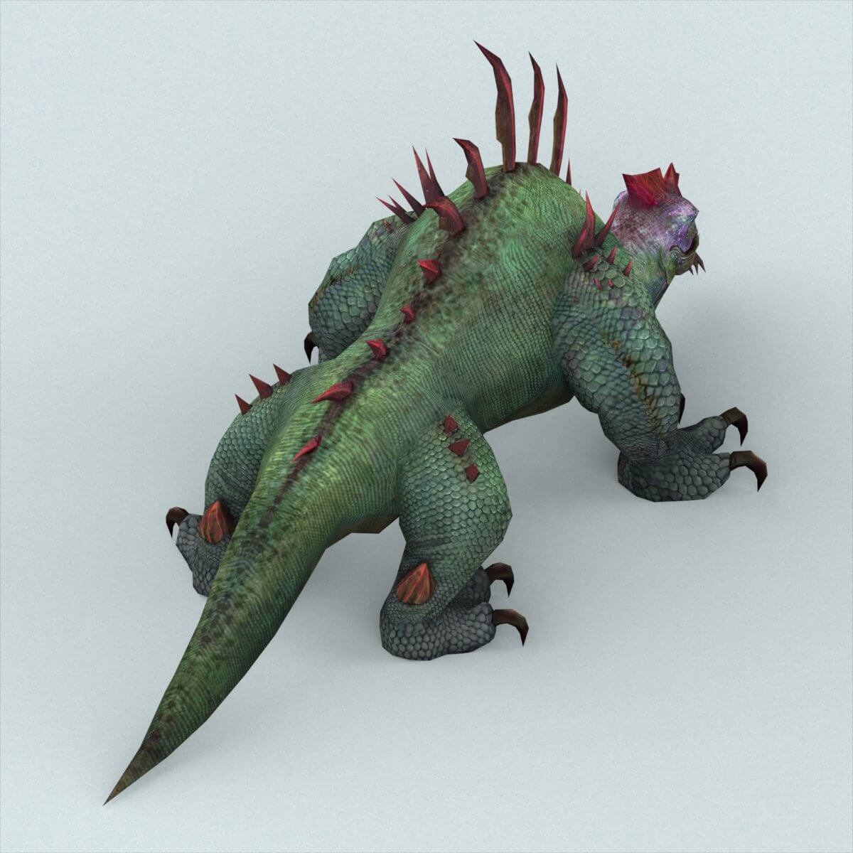 Fantasy Monster Lizard - 3D Model by 3dseller