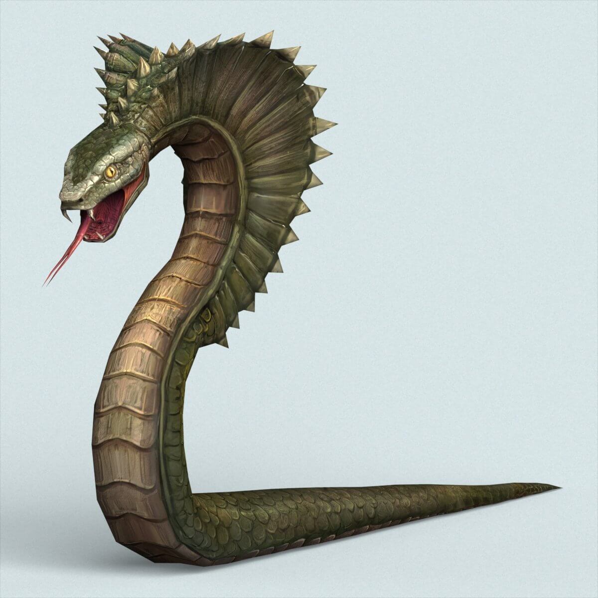 Fantasy Monster Python - 3D Model by 3dseller