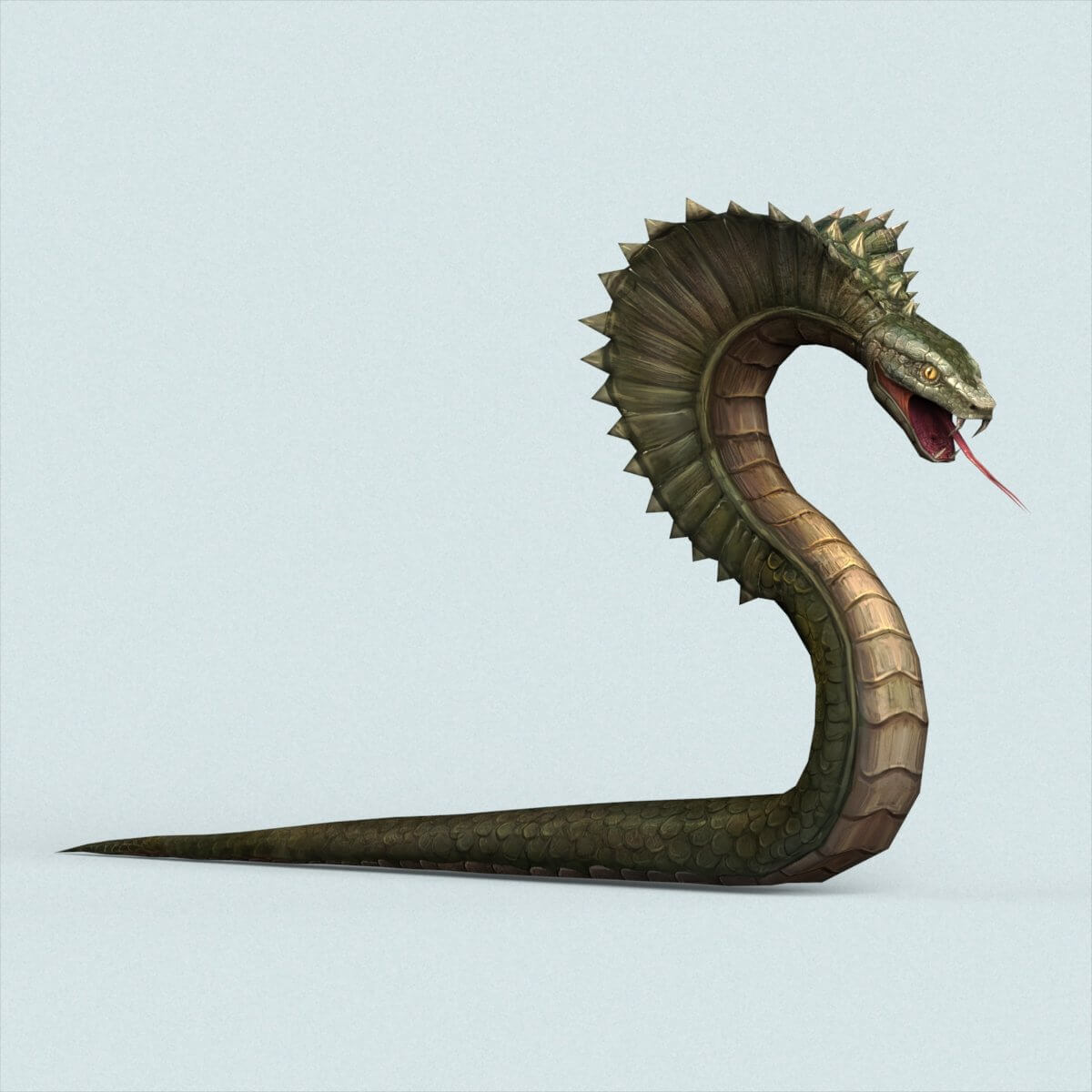 Fantasy Monster Python - 3D Model by 3dseller