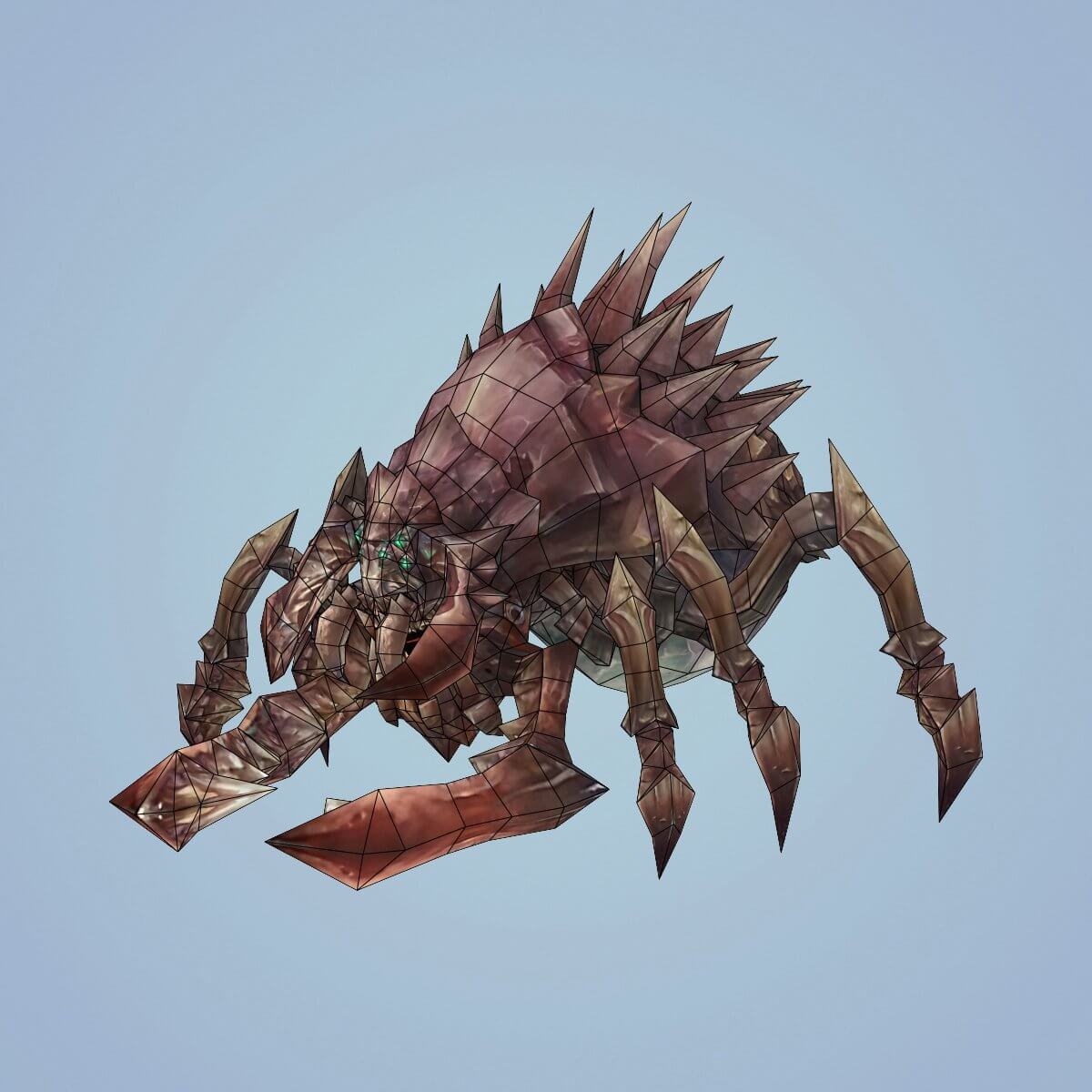 Fantasy Monster Spider - 3D Model by 3dseller