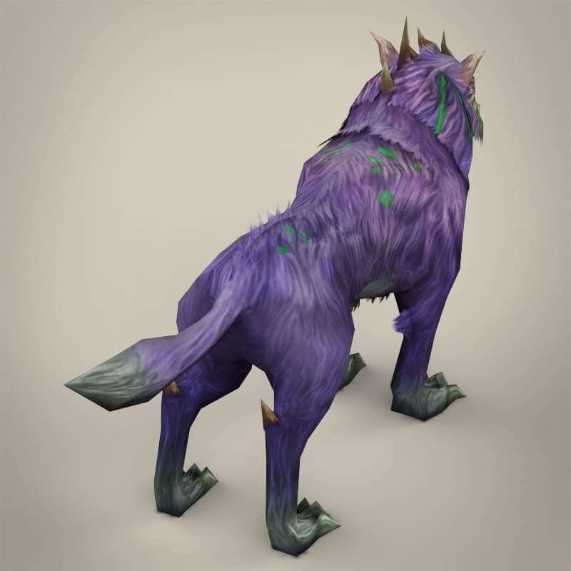 Fantasy Monster Wolf - 3D Model by 3dseller