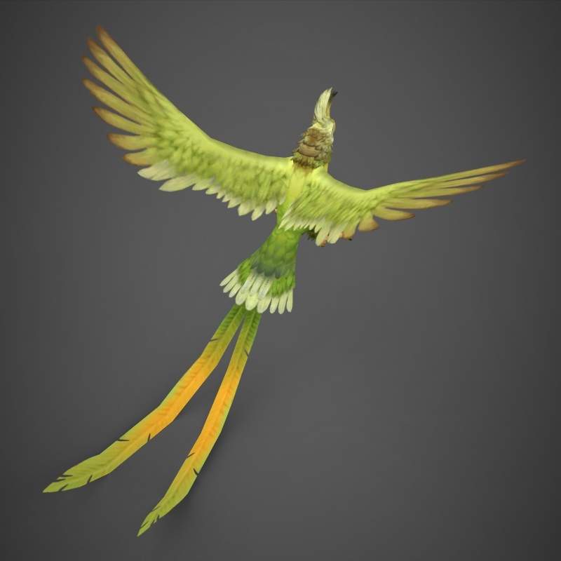 Fantasy Parrot - 3D Model by 3dseller