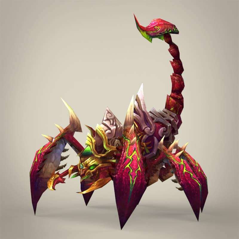 Fantasy Scorpion King - 3D Model by 3dseller