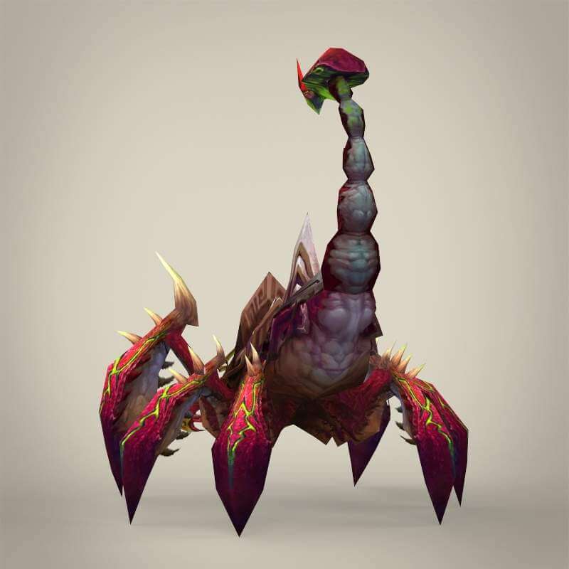 Fantasy Scorpion King - 3D Model by 3dseller