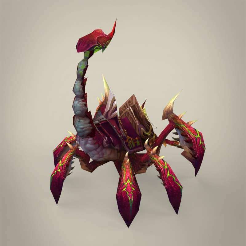 Fantasy Scorpion King - 3D Model by 3dseller